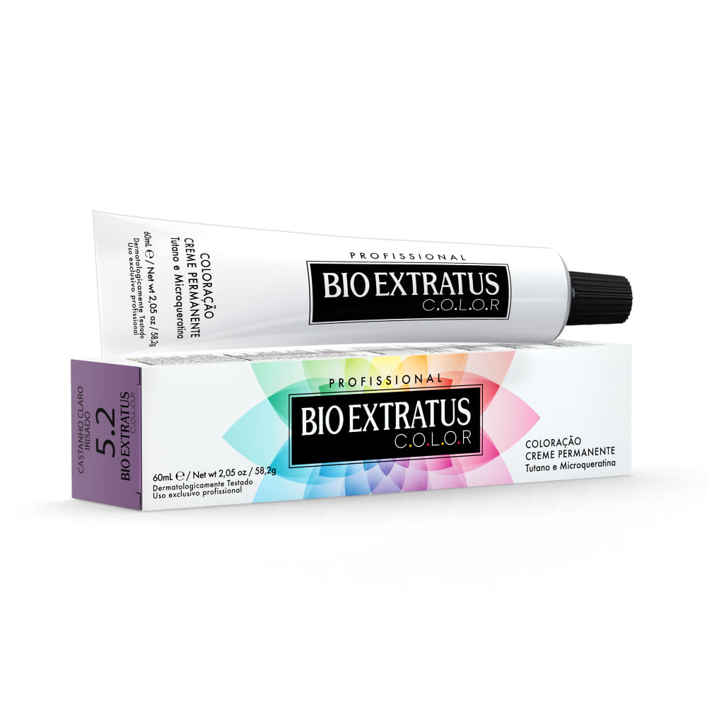 Dye 5.2 - Iridescent Light Brown 2,0 Fl Oz - Bio Extratus