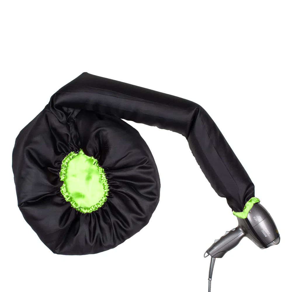 Black and Lime Green Satin Diffuser Cap - Bio Extratus