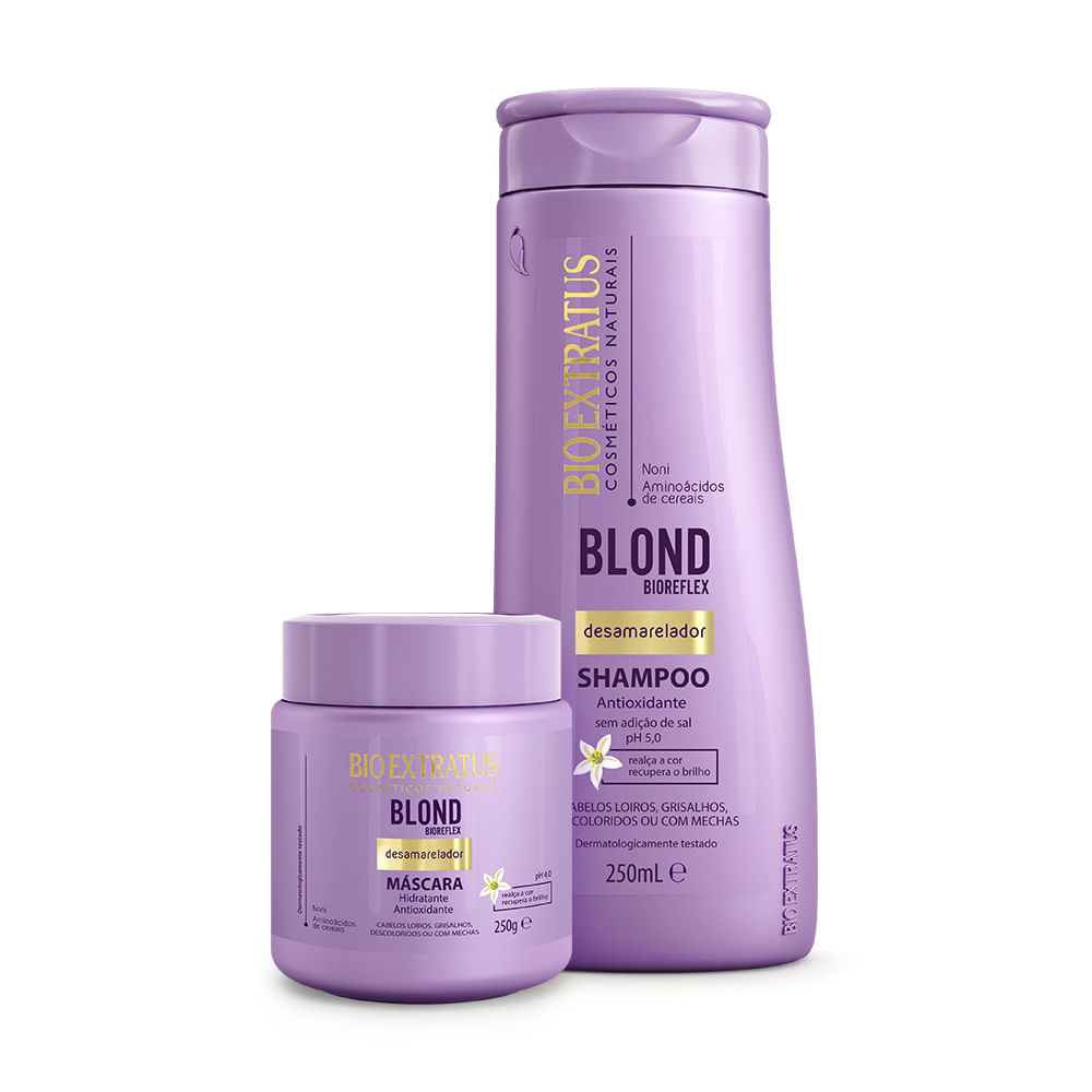 Kit Blond (250mL/g) Shampoo e Máscara - Bio Extratus