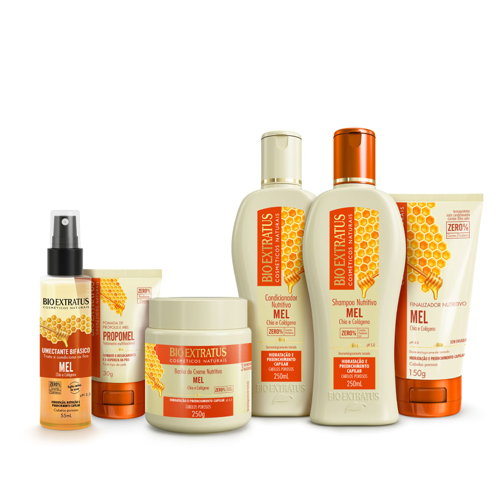 Kit Mel (250mL/g) Linha Completa - Bio Extratus