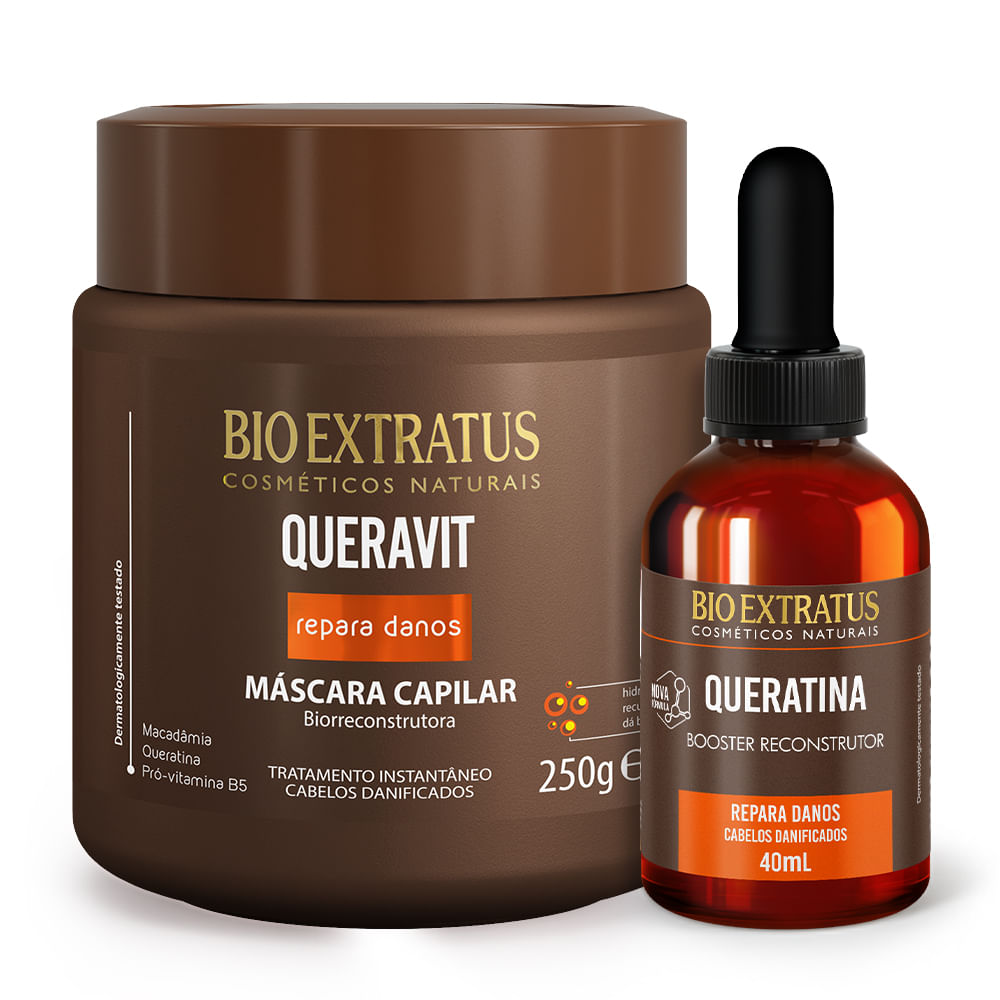 Kit Queravit (250g) Máscara e Booster - Bio Extratus