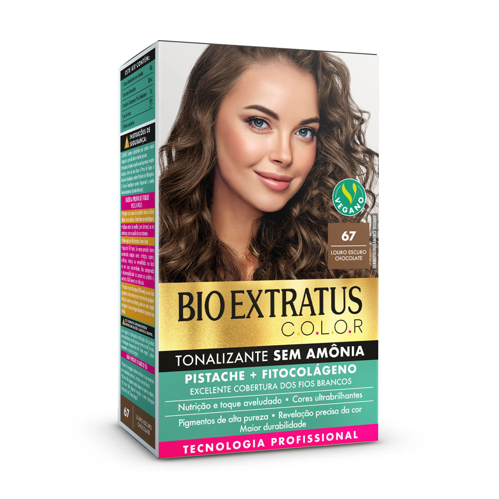 Color Depositing Toner 67 – Dark Chocolate Blonde 4.76 oz - Bio Extratus