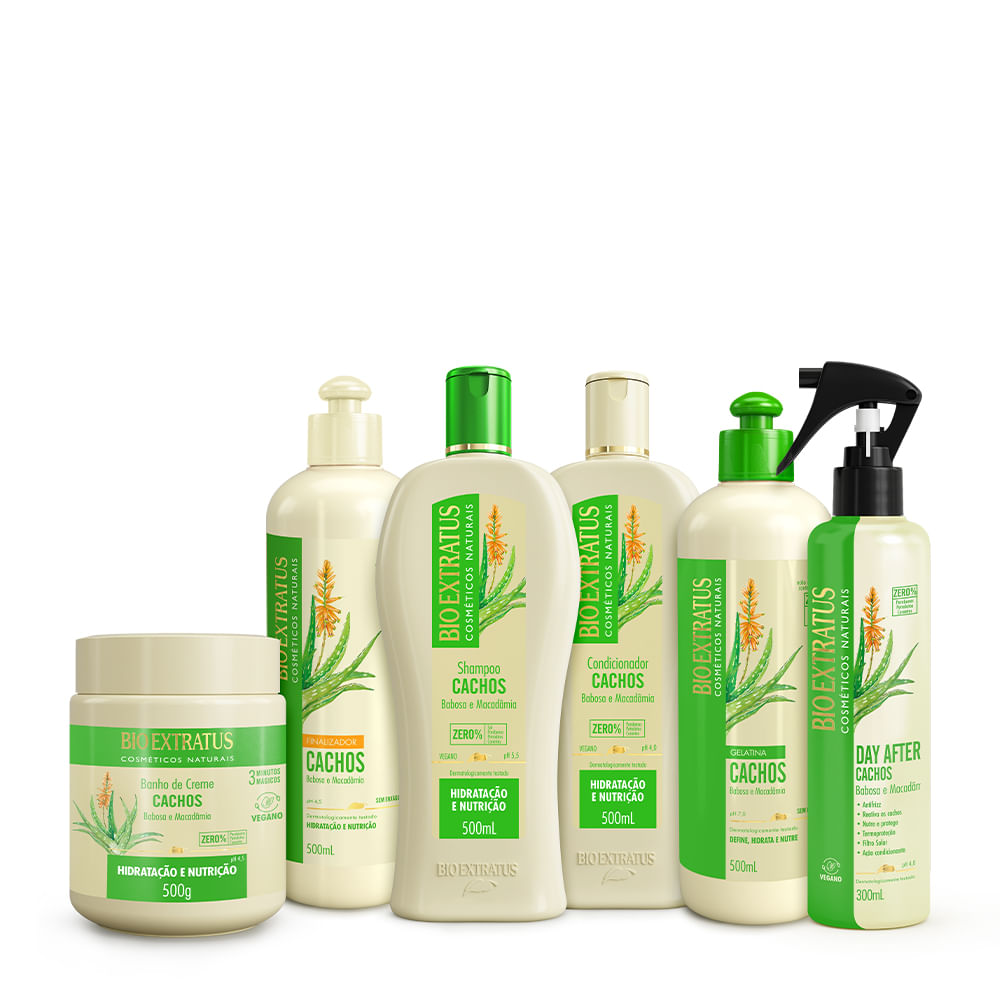 Kit Cachos (500mL/g) Linha Completa - Bio Extratus